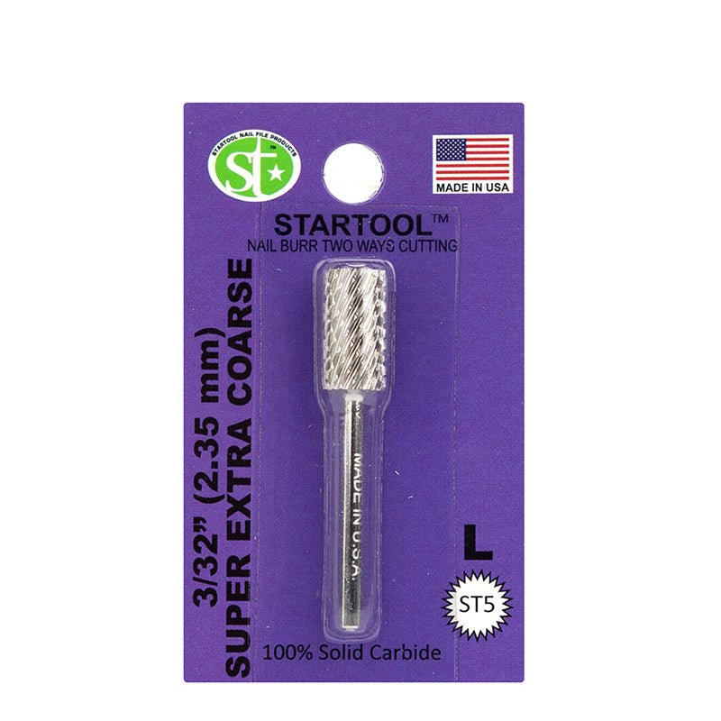 3/32” (ST5) Super Extra Coarse Large Barrel Silver | STARTOOL NAIL TOOLS